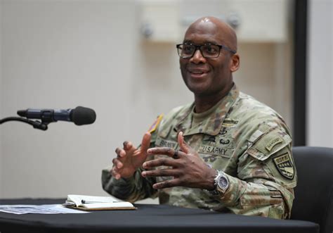 Gen Xavier Brunson Commander Of Us Forces Korea Answers Questions