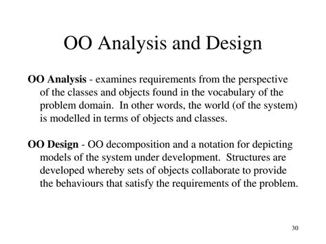 Ppt Object Oriented Analysis And Design Ooad Powerpoint Presentation