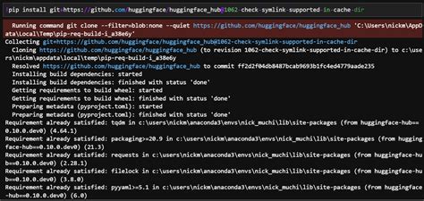 Developer Mode Requirement On Windows Issue Huggingface Huggingface Hub Github