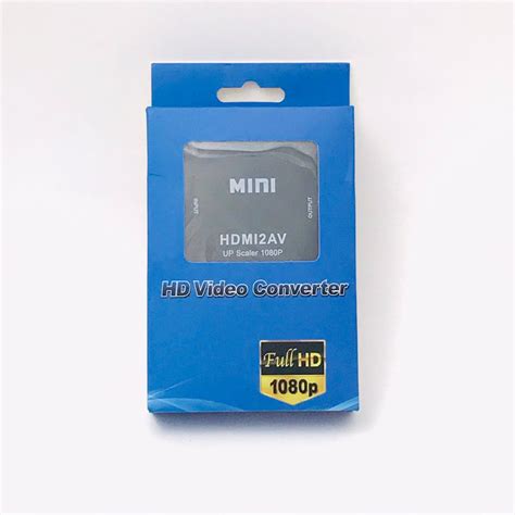 กล่องแปลง HDMI เป็น AV-OUT อะแดปเตอร์แปลง HDMI เป็น AV ทั้งภาพและเสียง ...