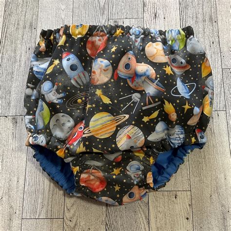 Space Diaper Etsy