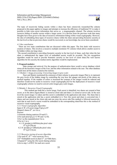 11biometric Data Security Using Recursive Visual Cryptography Pdf