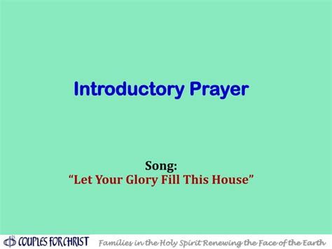 Couples For Christ Sfc Consecrationpdf