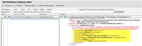 OData Service Using RFC Or BAPI In SAP Netweaver Gateway