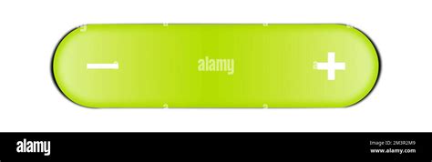 Button Add Subtract On White Background Stock Photo Alamy