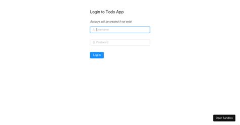 Firestore Todo App Codesandbox