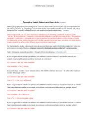 NETW202 W6 Lab Report Docx NETW202 Week 6 Lab Report Computing Usable Subnets And Hosts ILab