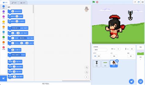 ‘스크래치로 추억의 플래시 게임 10분만에 만드는 방법