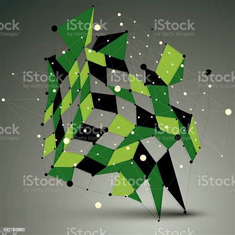 3 D 메쉬형 벡터 현대적이다 기술 추상적임 오브젝트입니다 그린 3차원 형태에 대한 스톡 벡터 아트 및 기타 이미지 3차원 형태 격자 파이 기하 도형 Istock