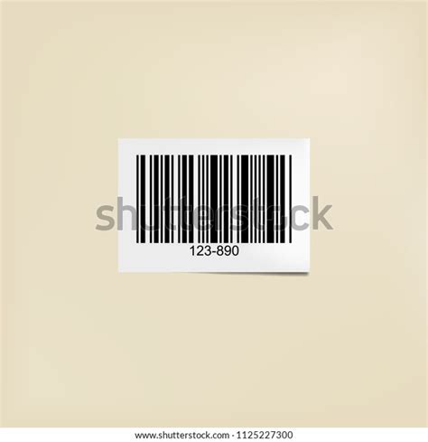 Bracode Sticker Machine Readable Bar Code Stock Vector Royalty Free 1125227300 Shutterstock
