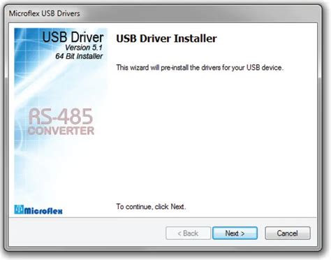 Microflex 101 0020 Usb To 2 Wire Rs 485 Converter Instruction Manual