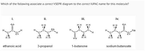 solved which of the following associate a correct vsepr