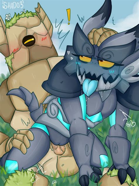 Rule 34 Anthro Blush Brown Body Duo Elemental Creature Exclamation