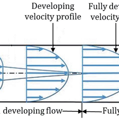 The Velocity Profile For The Laminar Flow Download Scientific Diagram