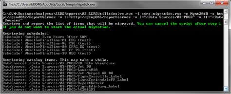 Reporting Services Rsexe Report Scripting Cant Connect To Server