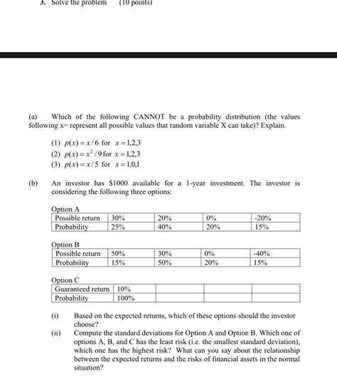 solved solve the problem 10 ﻿points a ﻿which of the