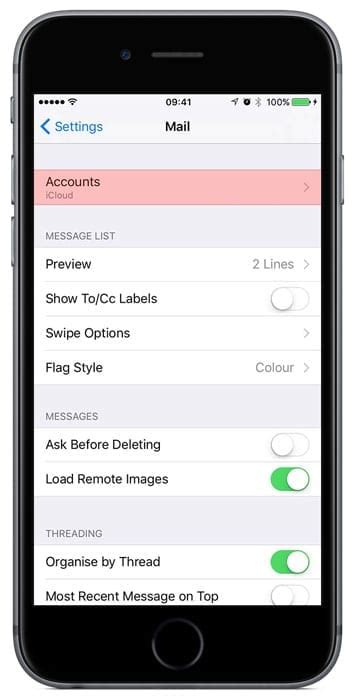 How Do I Set Up An Email Account On My IPhone Running IOS 10 Nialto Services Limited