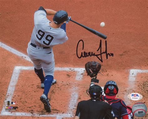Aaron Judge Signed Yankees 8x10 Photo Psa Loa Barnebys