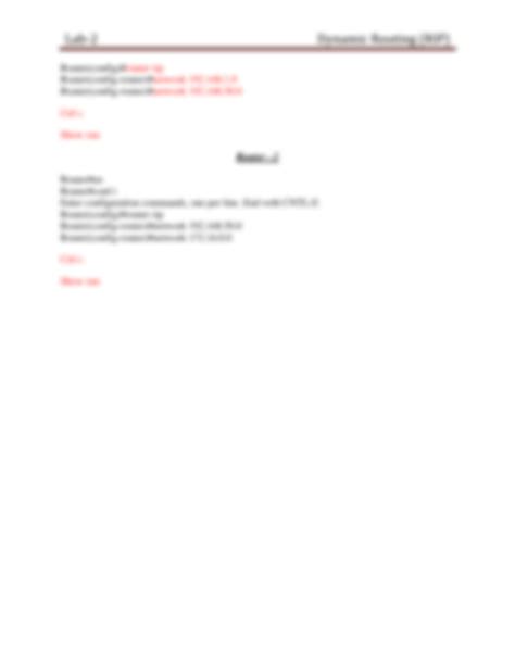 SOLUTION Cisco Packet Tracer Dynamic Routing Rip Studypool