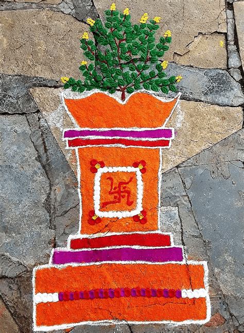 Dev Uthani Ekadashi Rangoli Design Images Kolam Ideas