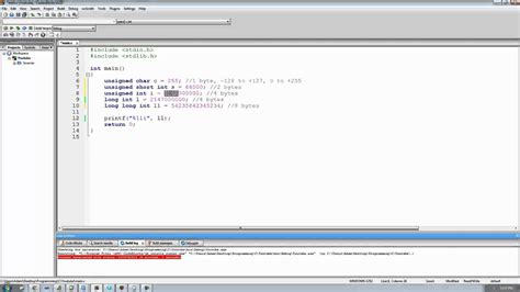 C Programming Tutorial 37 Integral Data Types 2 Youtube