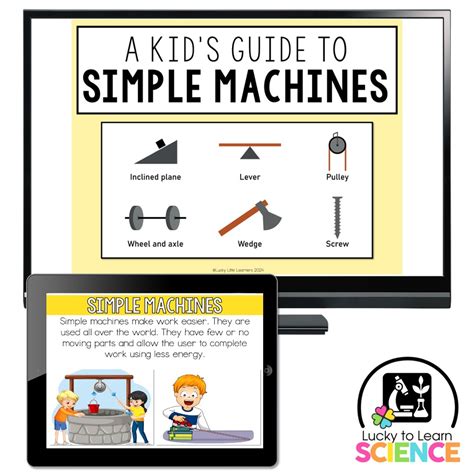 Lucky To Learn Science Simple Machines Teaching Slides Lucky