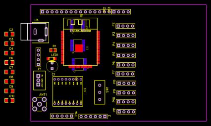 ESP32 LORA OSHWLab