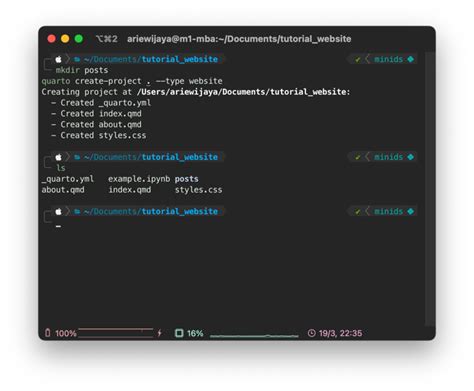 Personal Website Using Jupyter Notebook And Quarto Foreland Of Thoughts