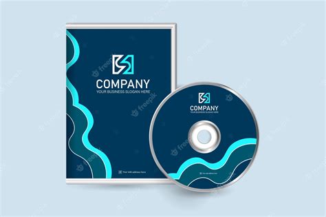 Premium Vector Abstract Corporate Style Dvd Label And Compact Disc