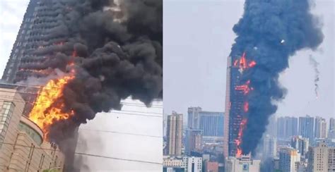 长沙电信大楼发生火灾，亲历者：逃出约十分钟，火就烧到了高层腾讯新闻