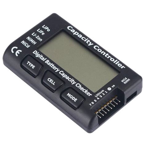 Gtiwung Rc Cell Meter 7 Digital Capacity Checker Controller Tester