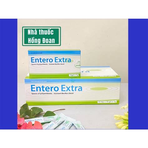 Men vi sinh Entero Extra Lô 10 gói men vi sinh Shopee Việt Nam