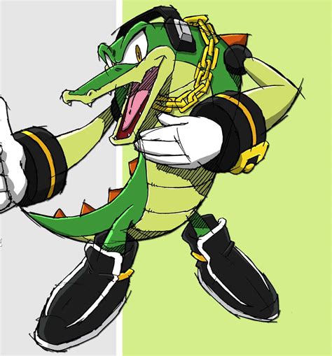 Vector The Crocodile Sonic X