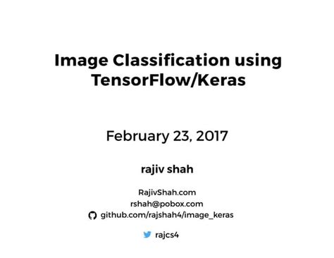 Image Classification Done Simply Using Keras And Tensorflow Pdf