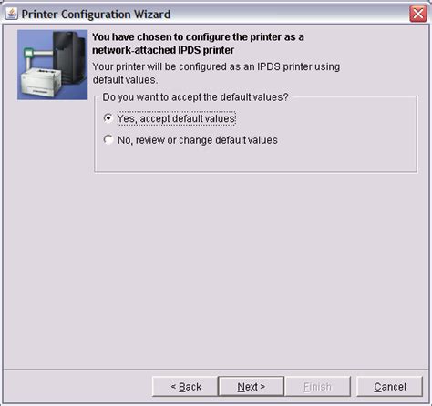 Using The System I Navigator Printer Configuration Wizard To Configure A Network Printer
