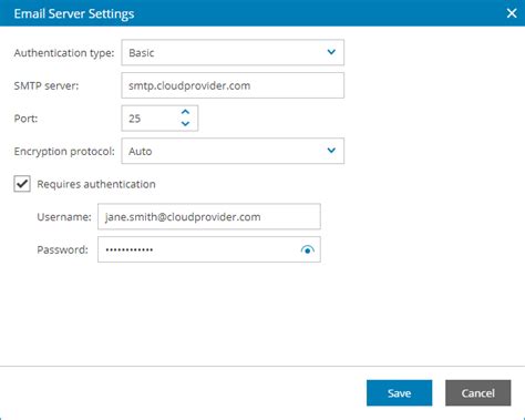 Configuring Notification Settings Veeam Service Provider Console Guide