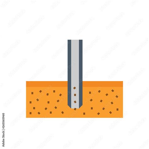 Soil Sampling Collecting Vector Icon May Called Sample Sampler Include Hand Auger Equipment