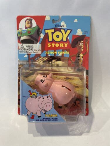 Disney Pixar Toy Story Hamm Action Figure Thinkway Toys 1995 Brand New