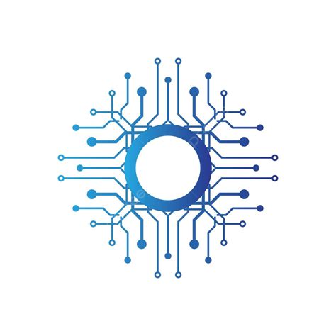 Circuit Logo Template Circuit Processor Background Vector Circuit Processor Background Png