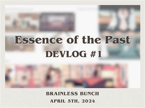 Essence Of The Past Devlog Research And Moodboards News ModDB