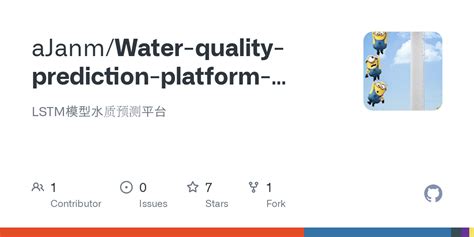 Github Ajanmwater Quality Prediction Platform Based On Deep Learning