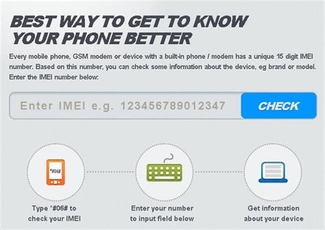 We Just Started IMEI Info