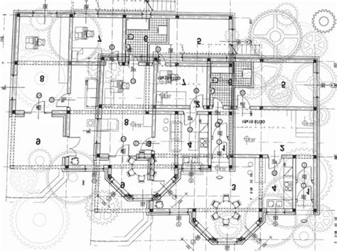 Architectural Plan Stock Vector Hitdelight 5590144