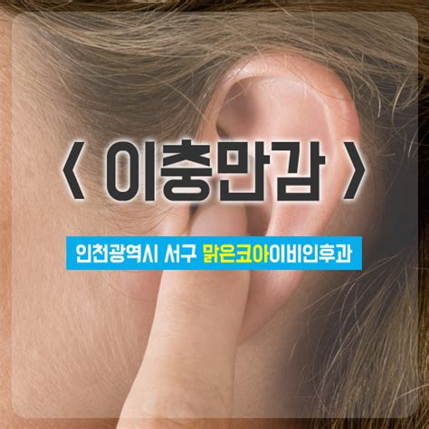 갑자기 귀가 먹먹해지는 이충만감귀 먹먹함이란 네이버 블로그