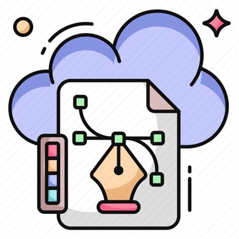 File Format Filetype File Extension Document Bezier File Icon Download On Iconfinder