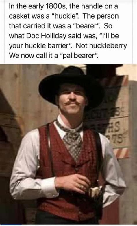 In The Early 1800s The Handle On A Casket Was A Huckle The Person