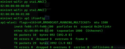 MAC Address Of Access Point Issue 458 Intrig Unicamp Mininet Wifi