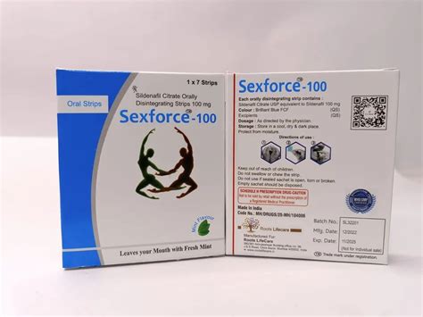 Sexforce Strip 100mg At Rs 550 Box In Nagpur Id 2853680593473