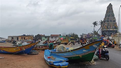In Srinivasapuram The Cyclone Turned The Boats Into “road Runners