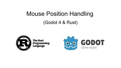 Godot 4 And Rust Mouse Position Handling Youtube